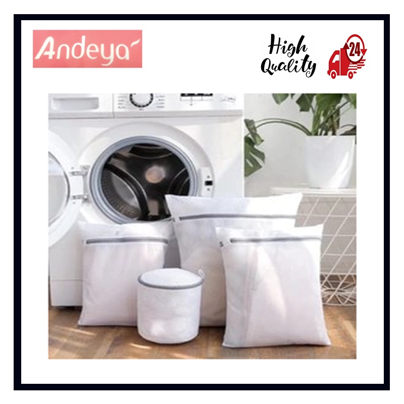 Laundry Bag,Nylon Mesh Net.Washing With Zipper.(READY STOCK) | Shopee ...