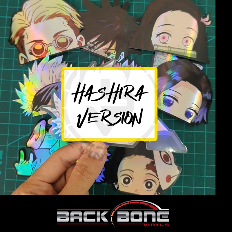 [READY STOCK] DEMON SLAYER Hashira Version Anime Peeker Car Sticker ...