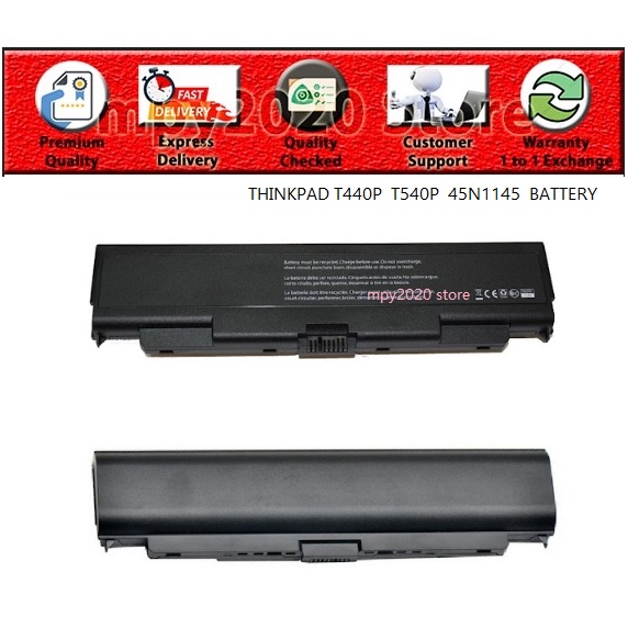Lenovo Thinkpad T440P T540P L440 L540 W540 W541 45N1145 Laptop Battery ...