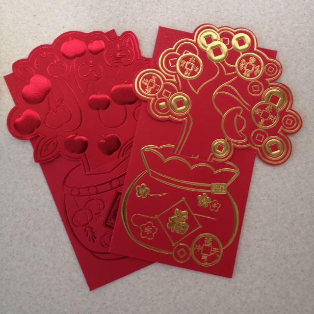Ready Stock CNY Red Packet / Ang pow (5pcs) 新年红包封 Ang pao / Ang pau ...