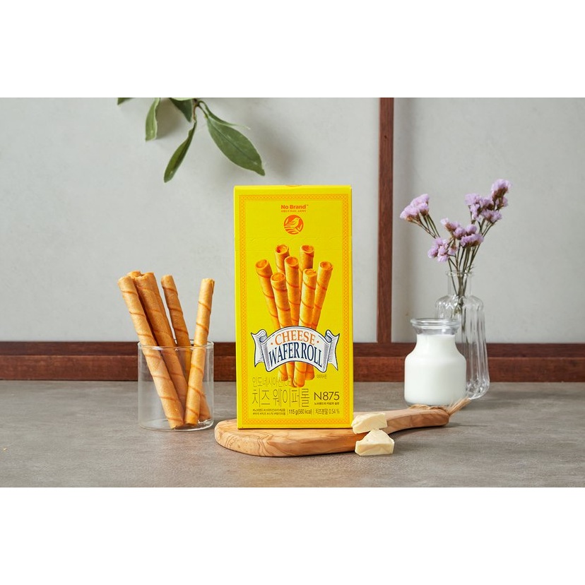 [Emart no brand SSG] Korean Wafer Roll Stick 115g (3 Flavor) Cheese ...