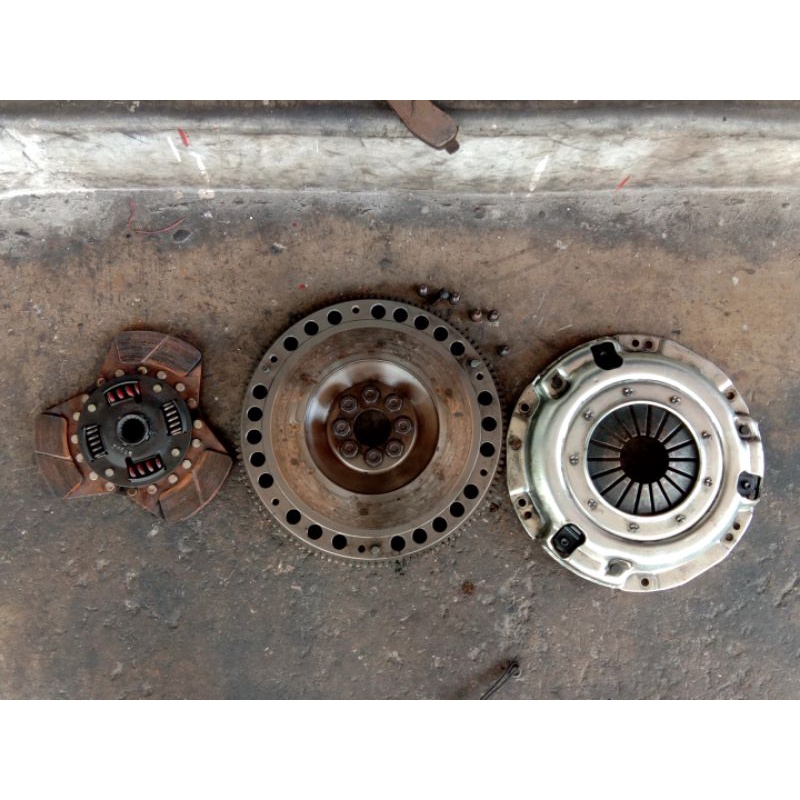 3SGE NA TRD CLUTCH CLUTCH COVER WITH TODA FLYWHEEL 1 SET USED JAPAN ...
