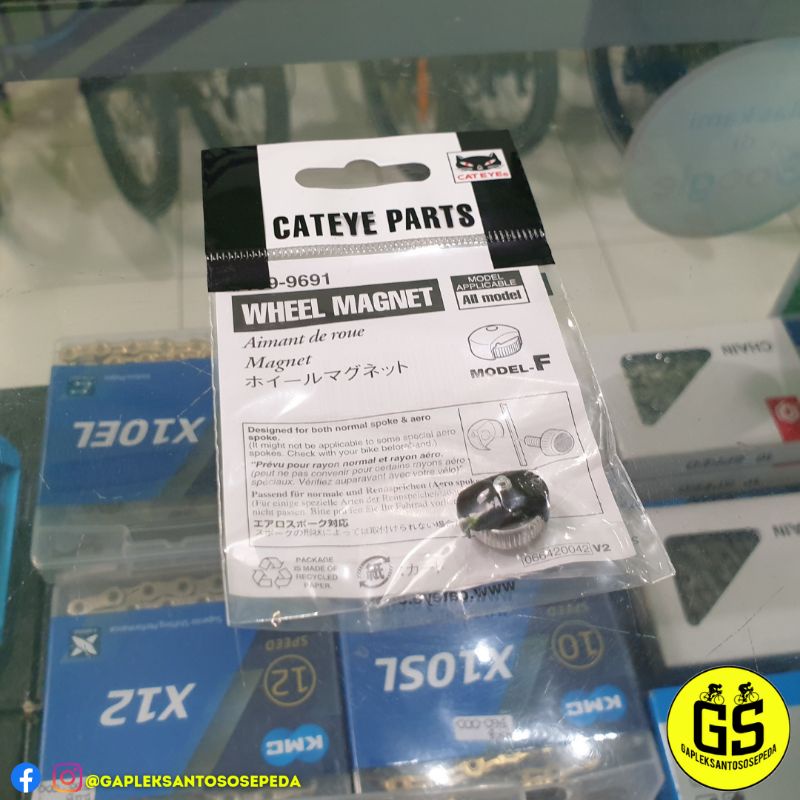 Cateye Spoke Magnets for Speedometer Wheel Magnet Speedometer Sensors ...