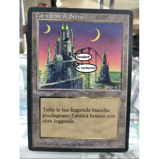 Magic: The Gathering(MTG) Card Cathedral Of Serra Legends Italian ...