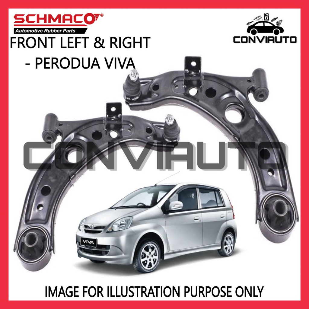 PERODUA VIVA LOWER ARM FRONT LEFT/RIGHT/SET SCHMACO (SPD-LA9011 ...