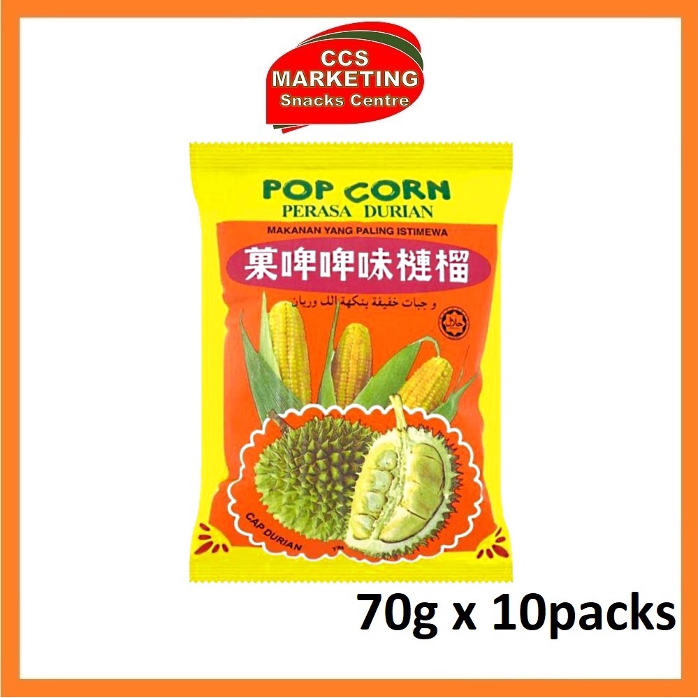CCS Pop Corn Perasa Durian ( 70g x 10pcs ) | Shopee Malaysia