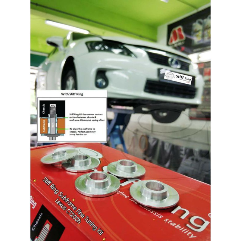 Lexus CT200h Toyota Prius Stiff Ring subframe fine tuning kit | Shopee ...
