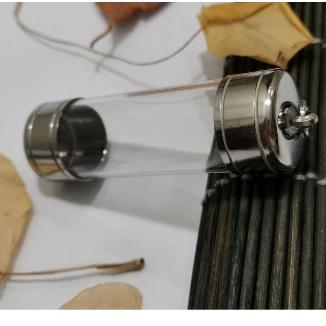 Ready Stock 23mm Stainless Steel Bell Caps Transparent Tangkai Pendant ...