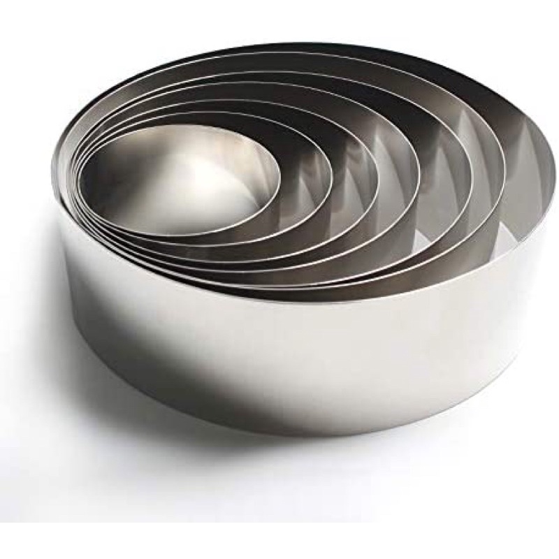 Stainless Steel round mould / acuan Kek Mousse/Heart Mousse cake ring ...