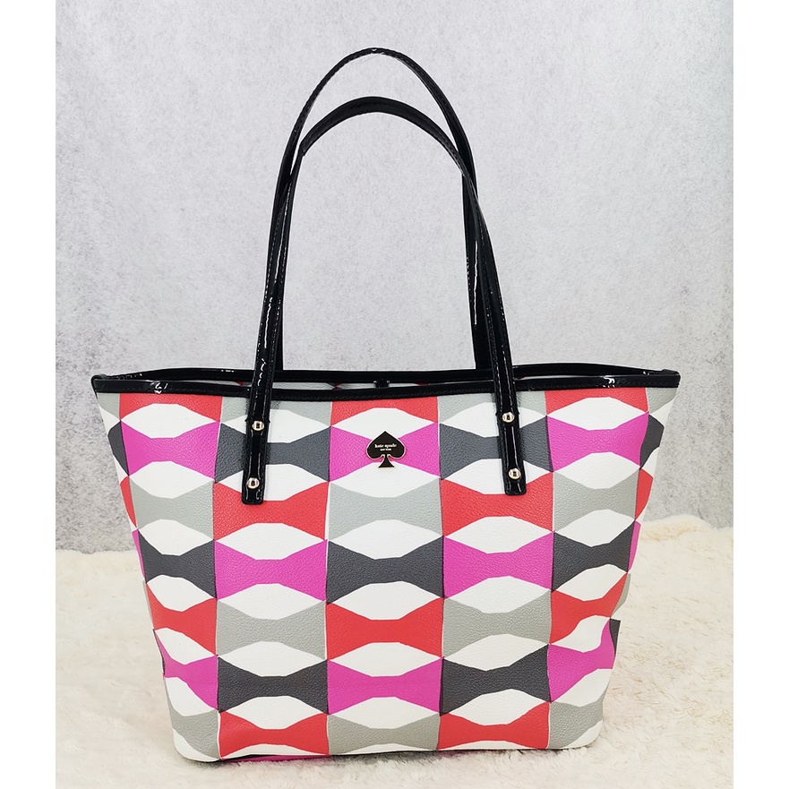 original KATE SPADE pink ribbon tote bag kueii | Shopee Malaysia