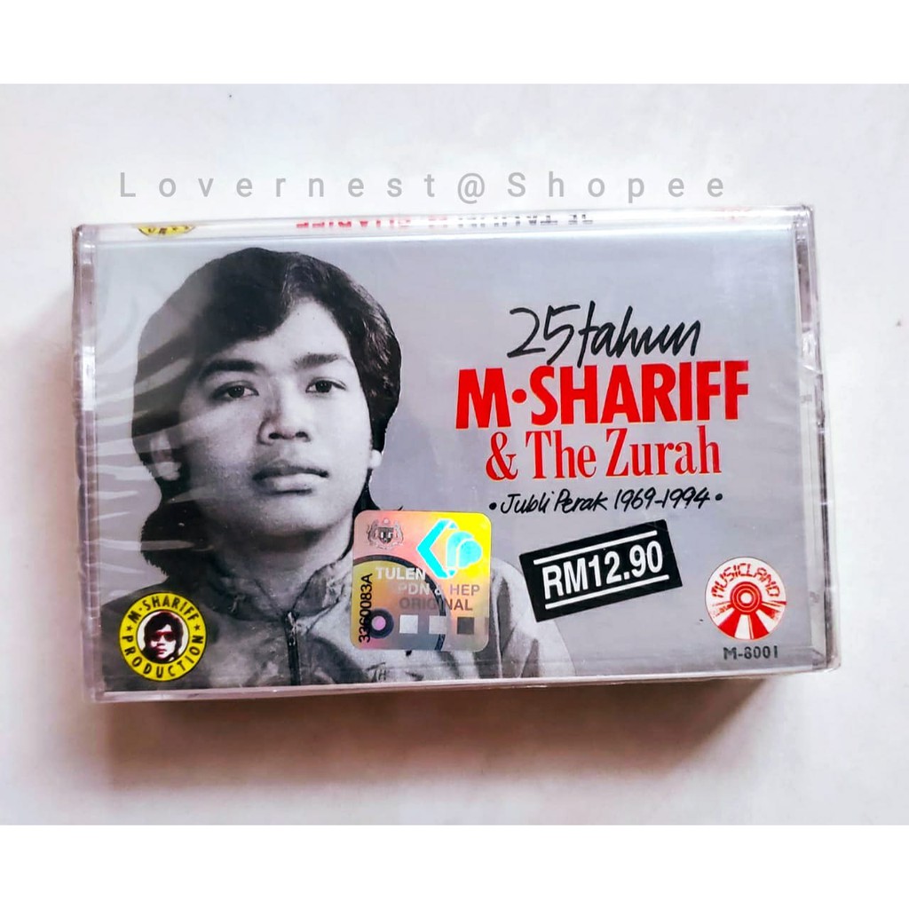 M. Shariff & The Zurah - 25 Tahun Jubli Perak 1969-1994 Cassette Album ...