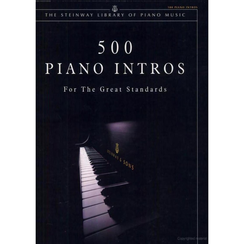 (Piano Pdf fmt) 500 Piano Intros For The Great Standards | Shopee Malaysia