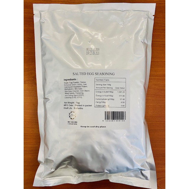 SALTED EGG SEASONING POWDER (HALAL) - 1KG SERBUK | Shopee Malaysia
