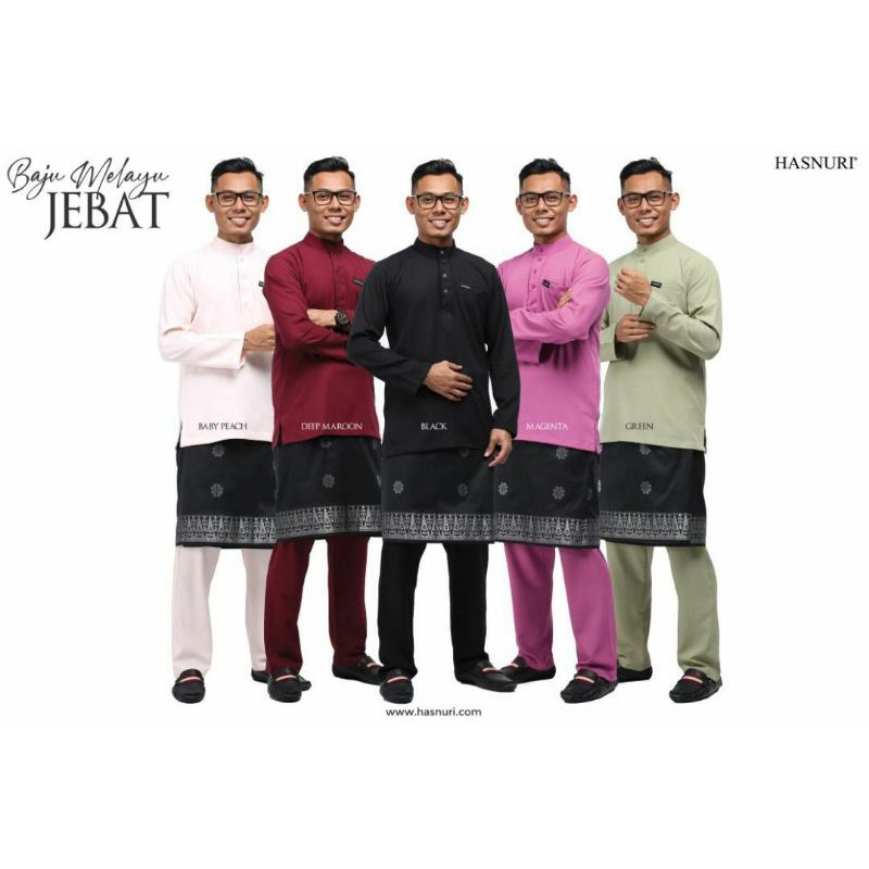 HASNURI Baju Melayu Jebat readystock mesra wuduk set family jebat x ...