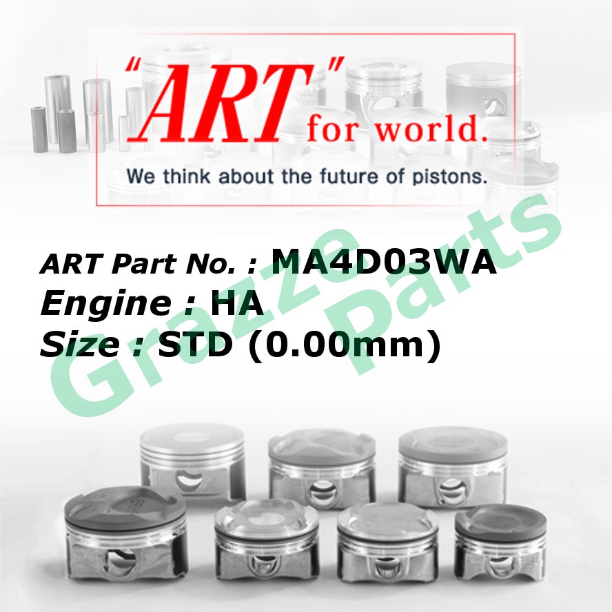 ART Piston Set (Alfin) MA4D03WA for Ford Mazda Truck Lorry Bus Titan ...