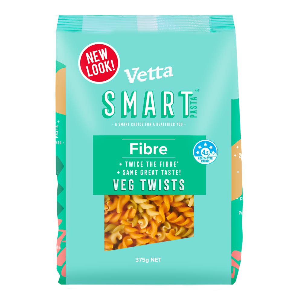 Australia Made! Vetta Smart Fibre Vegetable Twists Pasta Kids/Adults ...