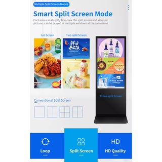 43 Inch Indoor LCD Interactive / Ir Touch or Non-Touch Digital Signage ...