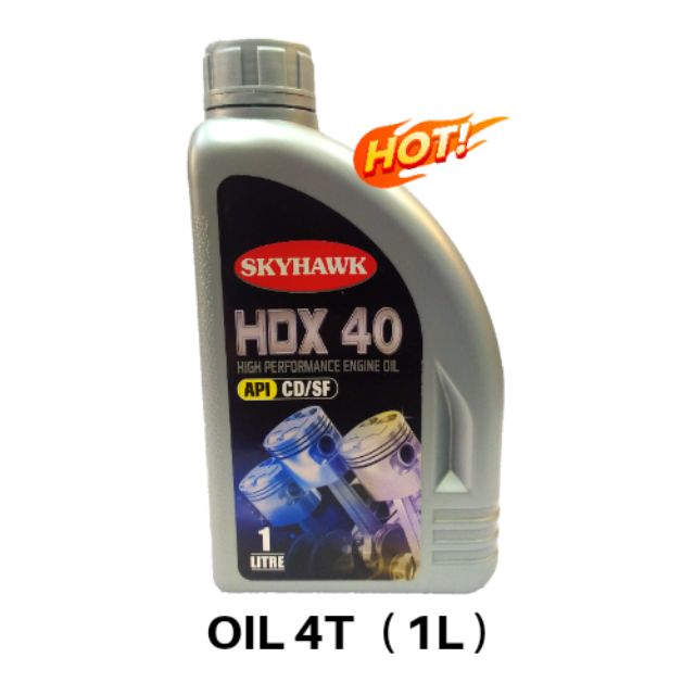 4T OIL SKYHAWK HDX 40 ENGINE OIL (Ready Stock) Heavy Duty | Shopee Malaysia