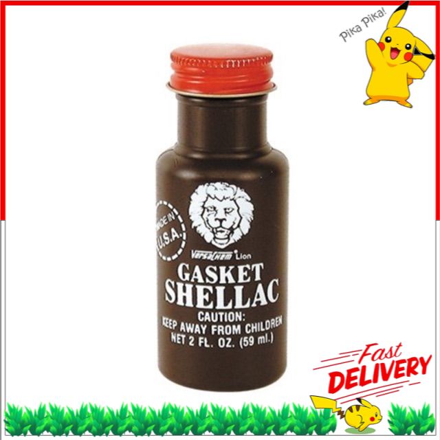 PERMATEX/VERSACHEM GASKET GUM SHELLAC INDIAN HEAD GASKET SHELLAC 59ML ...