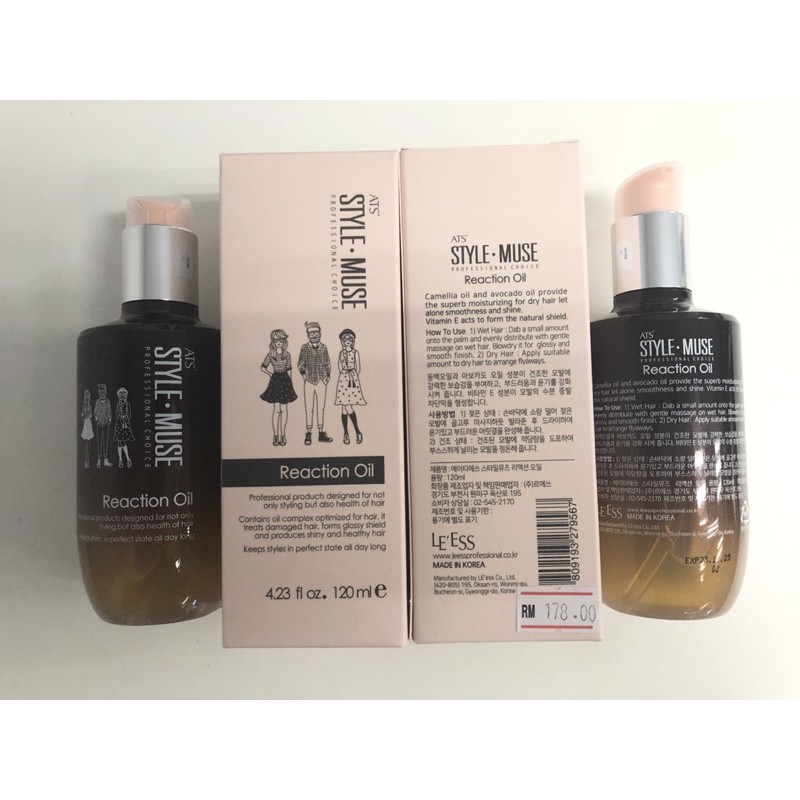 ATS Style Muse Reaction Oil 120ml 100% Authentic | Shopee Malaysia