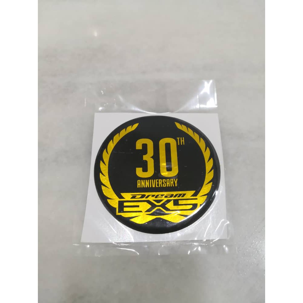 EX5 LOGO STICKER 30 TH ANNIVERSARY | Shopee Malaysia