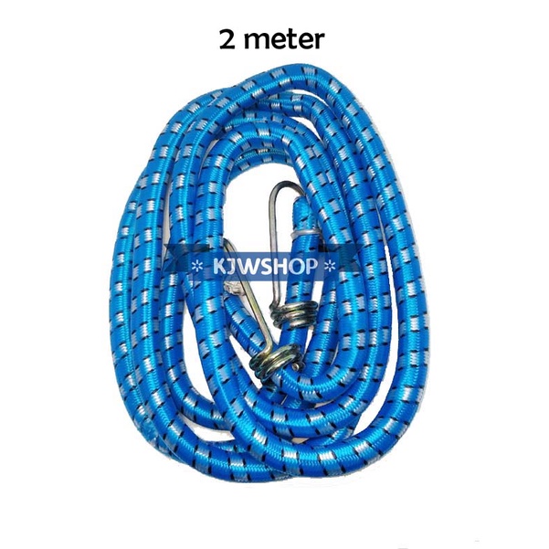 2 Meter Motorcycle and Bicycle Seat Luggage Elastic Tie Rope 2 Mtr Tie ...