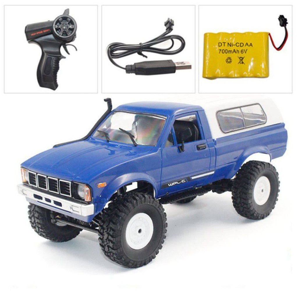 WPL 1:16 C-24 Model 4WD RC Car Toys 2.4GHz Remote Control Truck ...