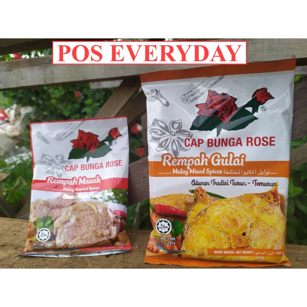 Rempah Gulai / Masak Cap Bunga Rose Ros / Cap Bunga Rose Ros | Shopee ...