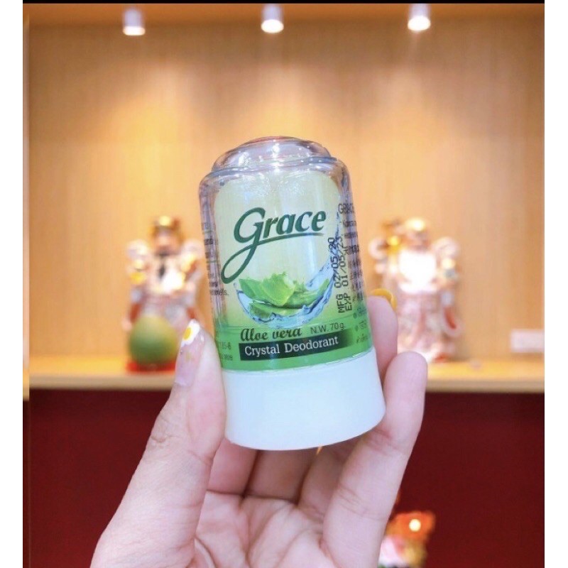 Grace Pure Crystal Deodorant Roll On Antiperspirant Body Smell Alum ...