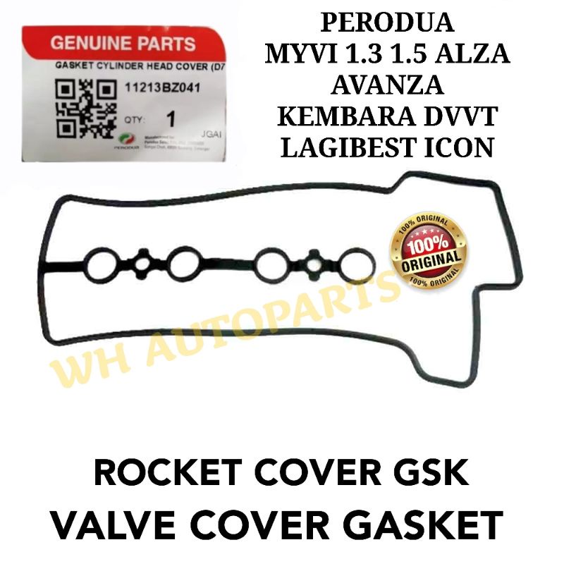 100% ORIGINAL PERODUA VALVE COVER GASKET PERODUA MYVI 1.3,1.5,AVANZA ...