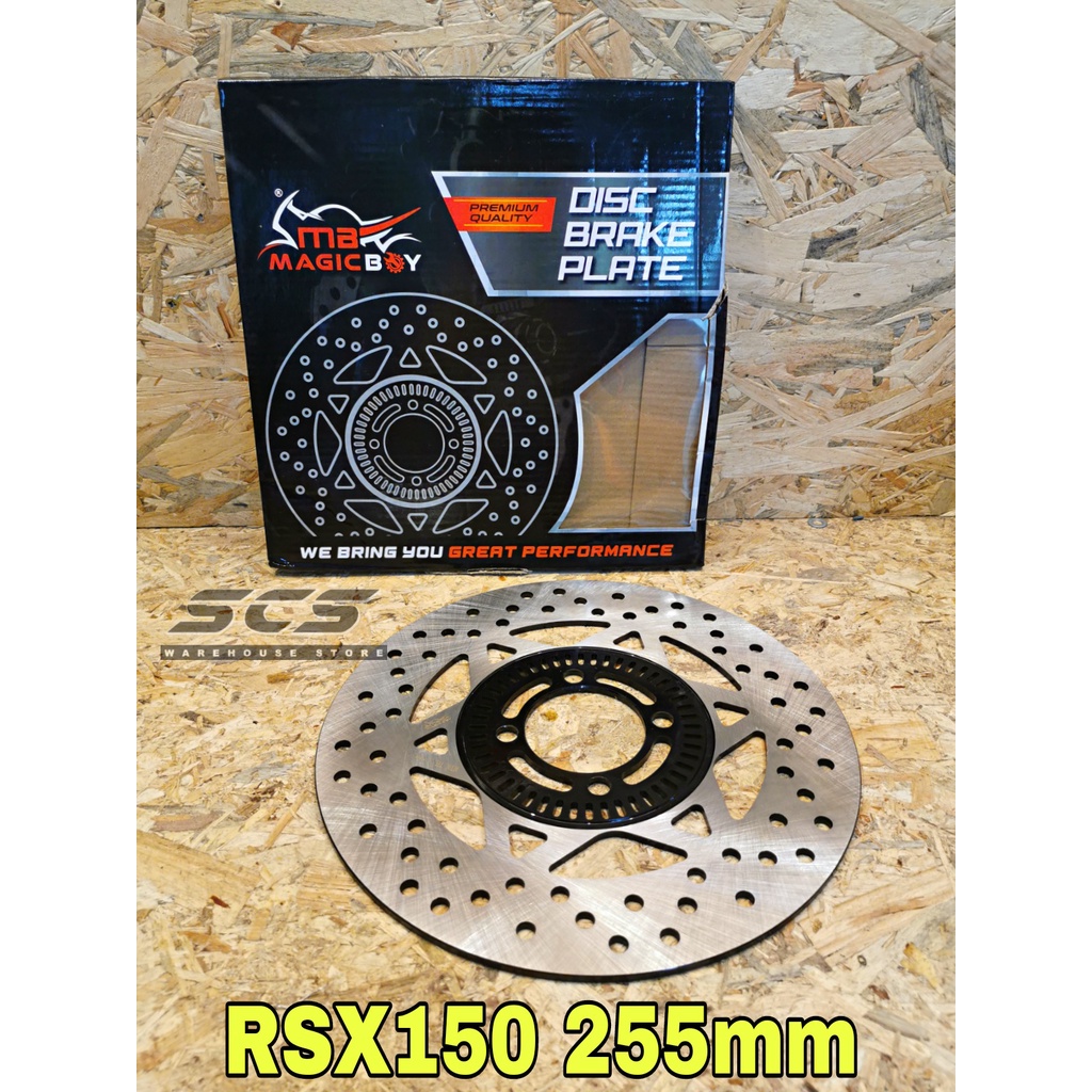Magic Boy Front Disc Plate RXS150 PNP Sport Rim 4 hole 4Lubang 255mm 4 ...