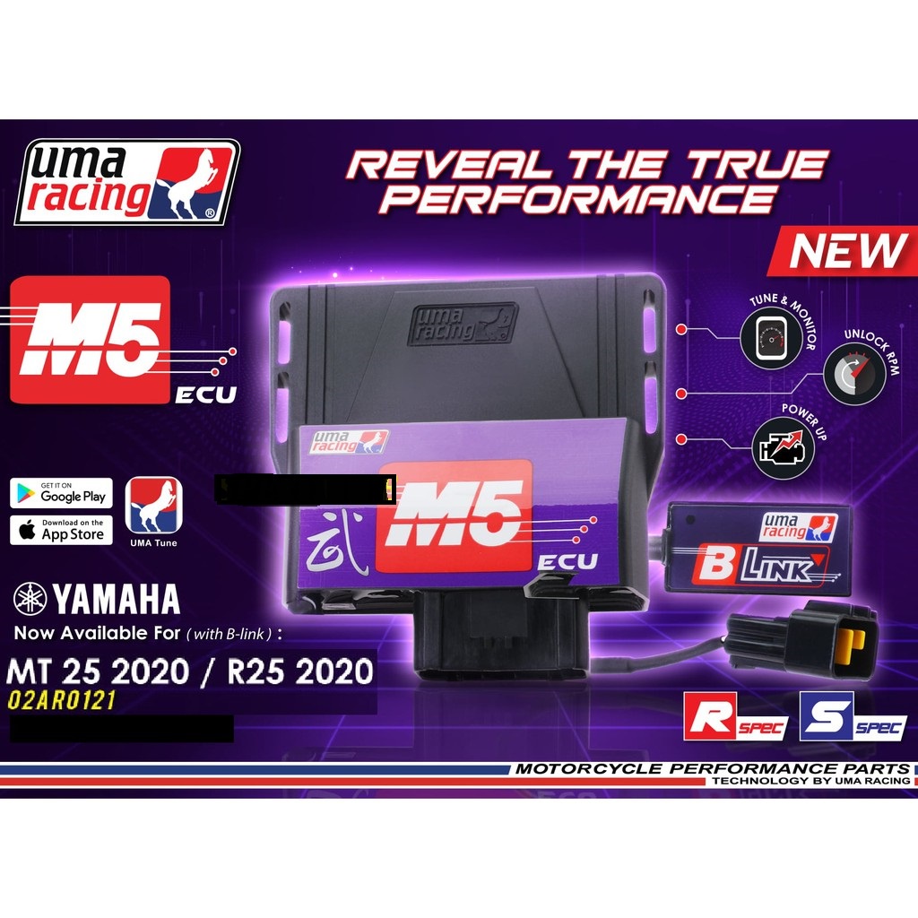 UMA Racing ECU M5 Yamaha R25 MT25 R3 (After 2019) 100% Original Genuine ...