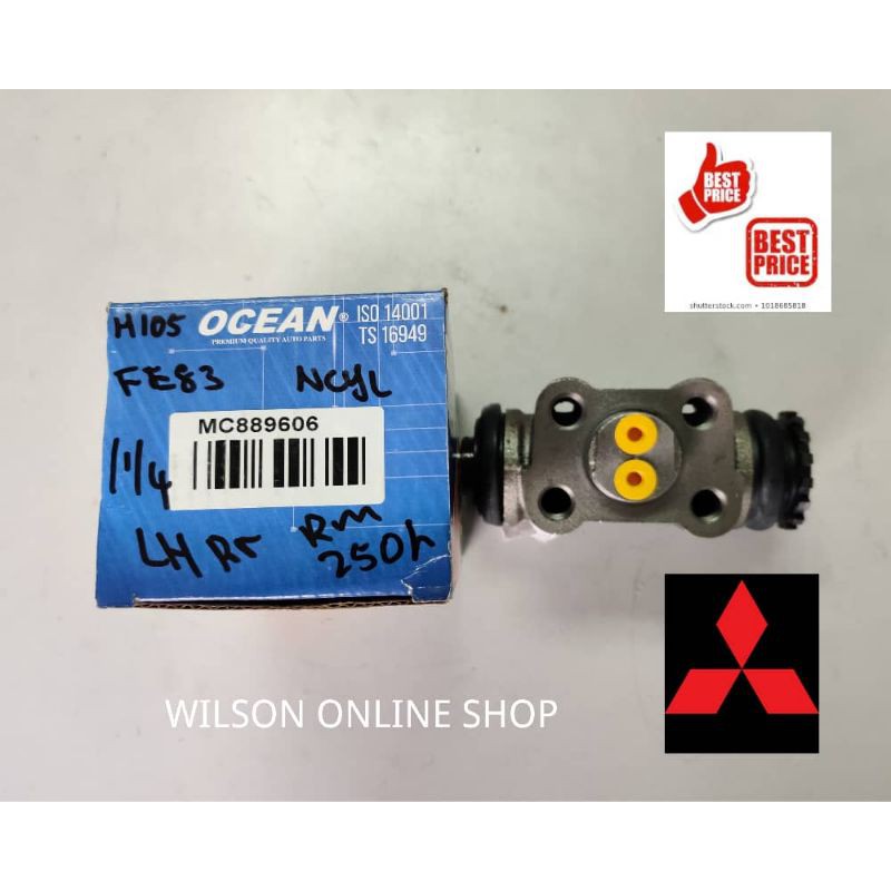 Ocean Taiwan Brake Pump Wheel Cylinder Rear LH MC889606 Mitsubishi ...
