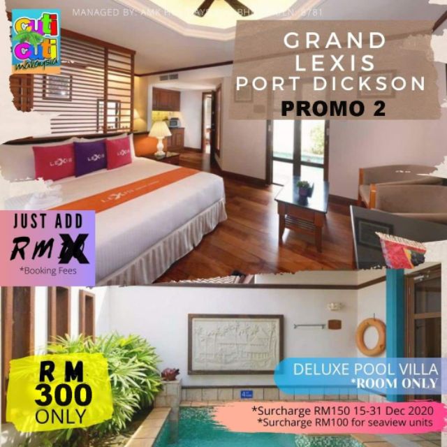 PROMO GRAND LEXIS PORT DICKSON ( DELUXE POOL VILLA) | Shopee Malaysia