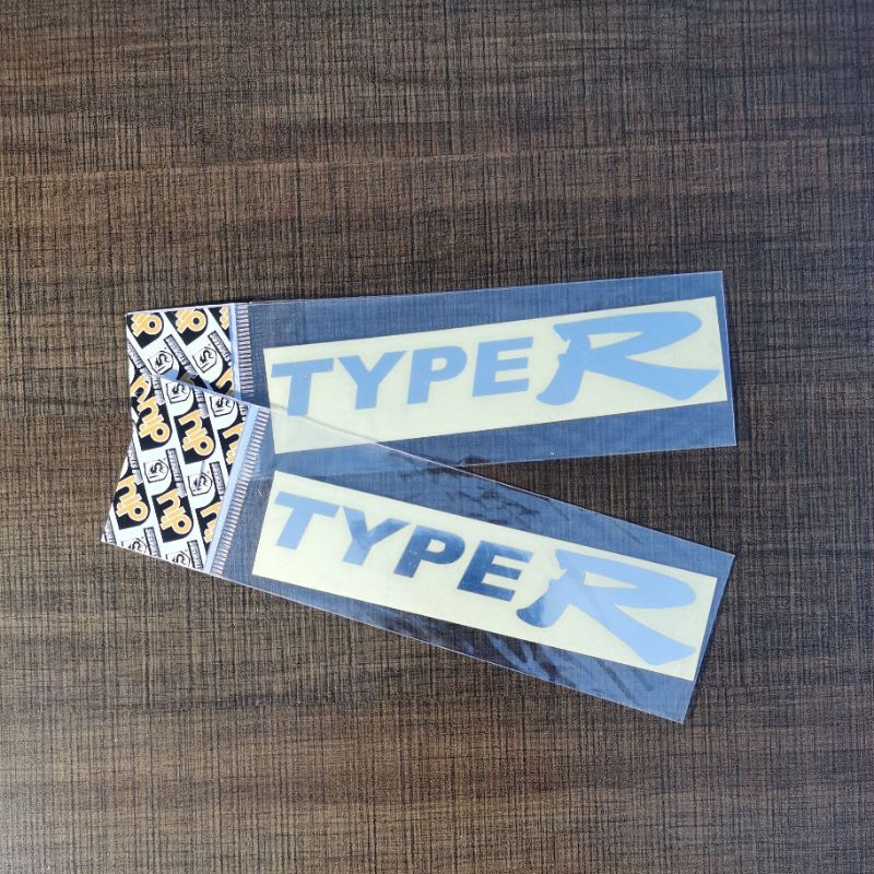 🎯 TYPE R CHROME PLOTTING CAR BODY STICKER | Shopee Malaysia