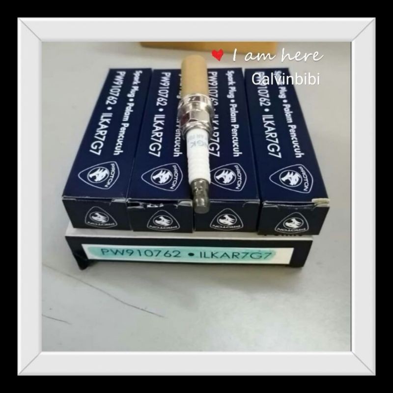 (ILKAR7G7)NGK SPARK PLUG PREMIUM PROTON EXORA BOLD/PREVE /SUPRIMA S CFE ...