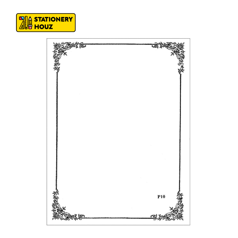 Stationery Houz A4 Hotstamping Certificate Paper with RED SEAL 160 gsm ...
