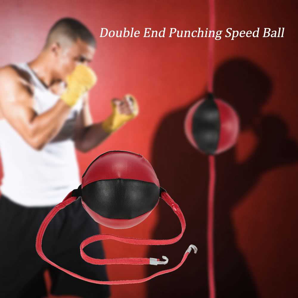 Punching Speed Ball Solid Leather Sporting MMA Boxing Training Gear ...