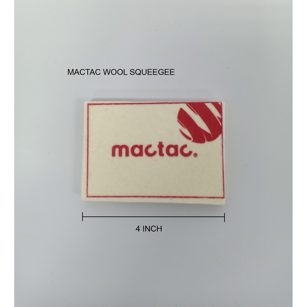 MACTAC / WOOL SQUEEGEE *READY STOCK* | Shopee Malaysia