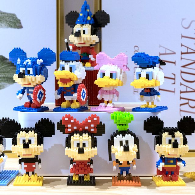 🔥Fast Delivery🔥Mickey Mario DIY Diamond Nano Block Lego Toy Nanoblocks ...