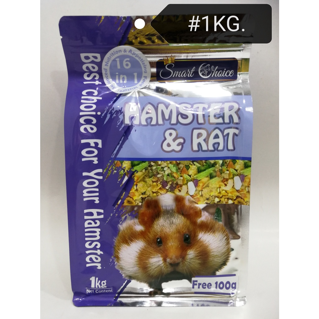 Smart Choice Hamster Rat Food 1kg Rodent Makanan | Shopee Malaysia