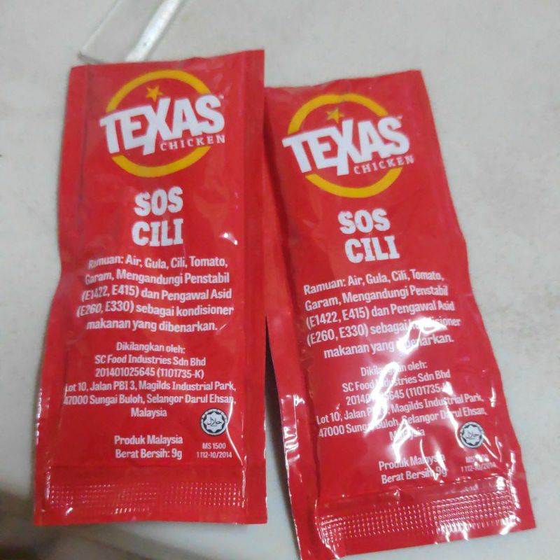 [FREE EXTRA] Chilli Sauce BBQ Ketchup Sachet Sos Cili Barbeku small ...