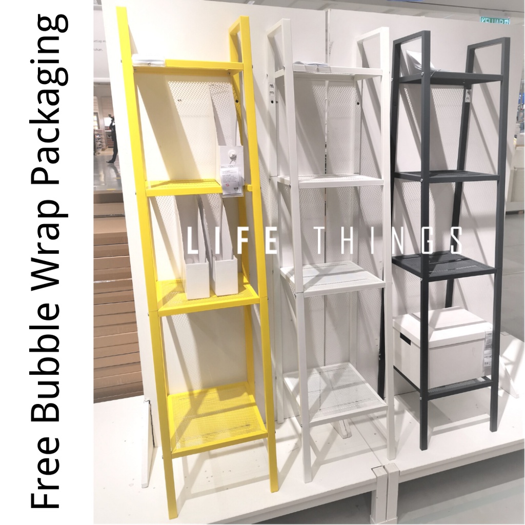 IKEA LERBERG Shelf unit, Unit rak, Multipurpose shelf rack (35x148 cm ...