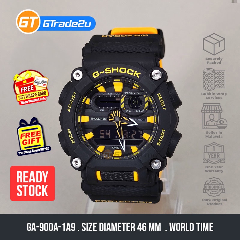 Original G Shock Men GA-900A-1A9 GA900A-1A9 Analog Digital GA900A ...