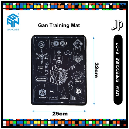 [JPEARLY] Gan Drawing Training Mat | Speedcubing 3x3 Mat | Shopee Malaysia