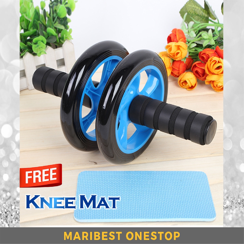 155 Fitness Gym Abs Wheel Roller Six Pack Training Abdominal Muscle ...