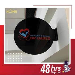 Full Color Acrylic Round Signage/ Round Shape signboard /Custom ...