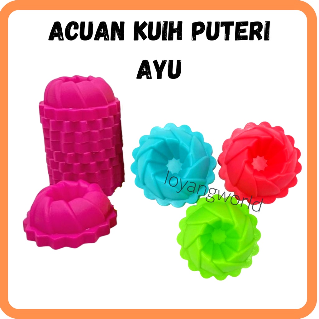 Acuan Kuih Puteri Ayu Kukus Cetakan Kuih Agar-Agar Jelly Mould Acuan ...