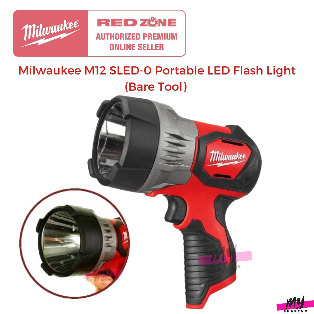 Milwaukee M12 SLED-0 Portable LED Flash Light (Bare Tool) | Shopee Malaysia