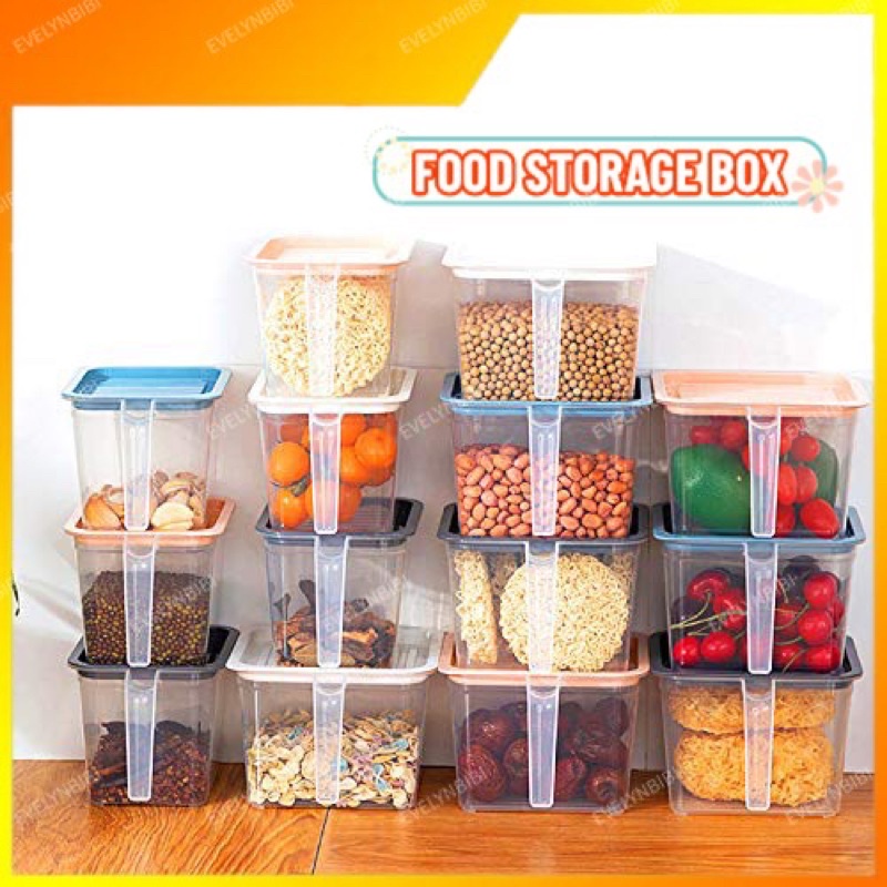 Refrigerator Food Storage Ingredient Container Thickened with Lid ...